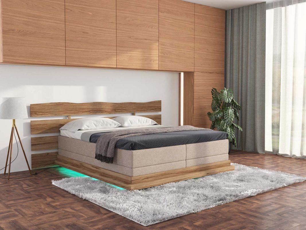 Boxspringbetten aus Holz - Ihr Boxspringbett mit Holz individuell gefertigt